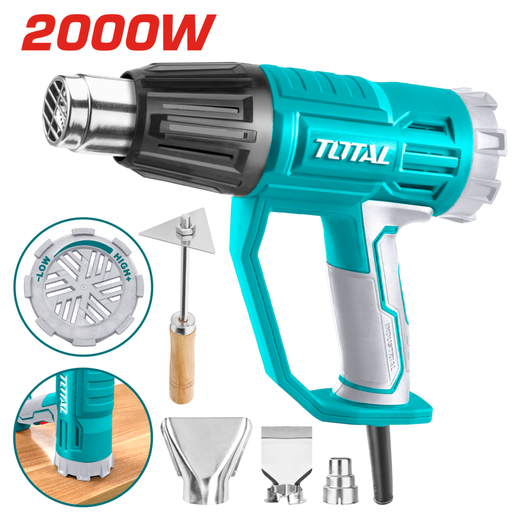 2000W سشوار حراري صناعي مع عيار - CHAABAN TOOLS