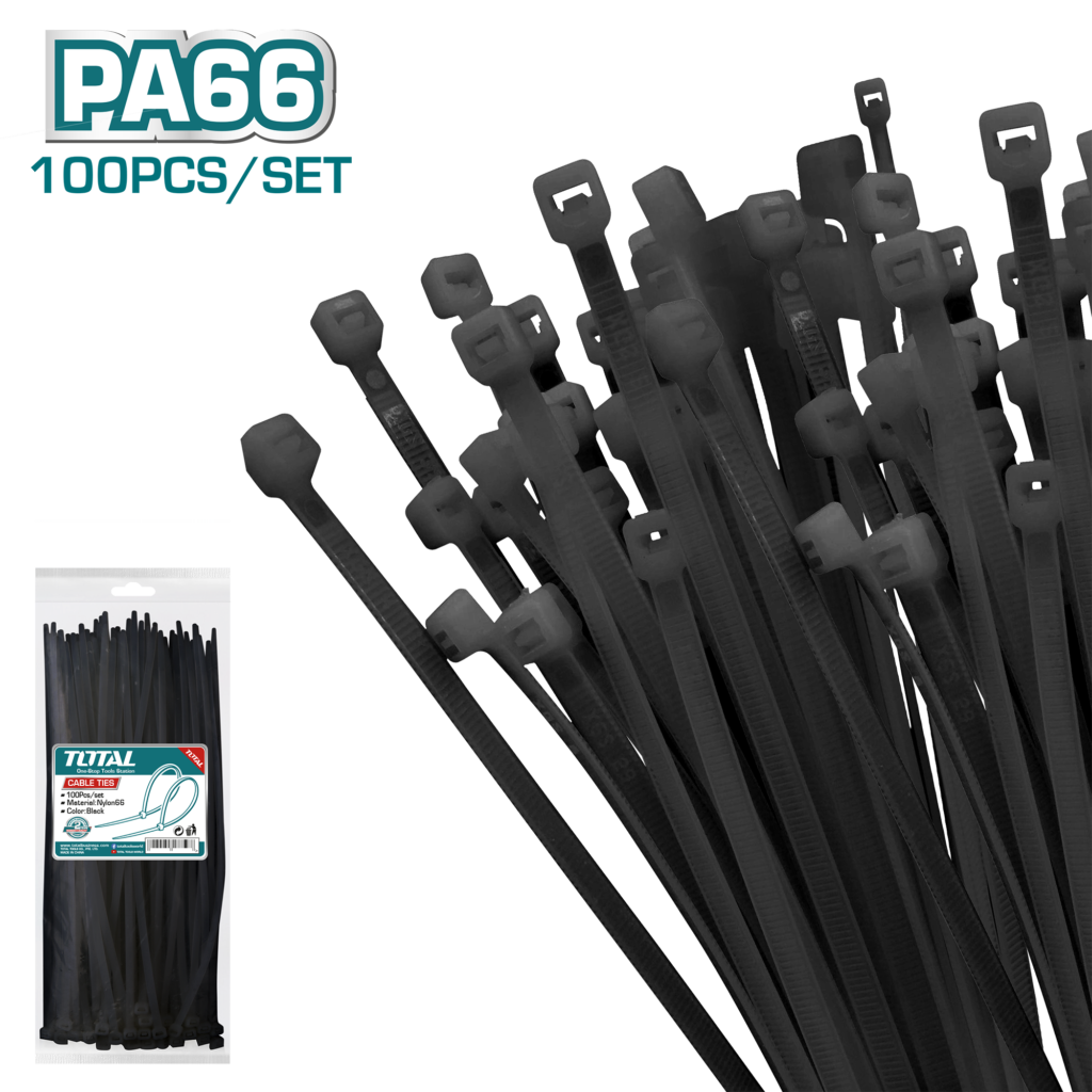 200X3.6 mm رباط بلاستيك اسود - CHAABAN TOOLS