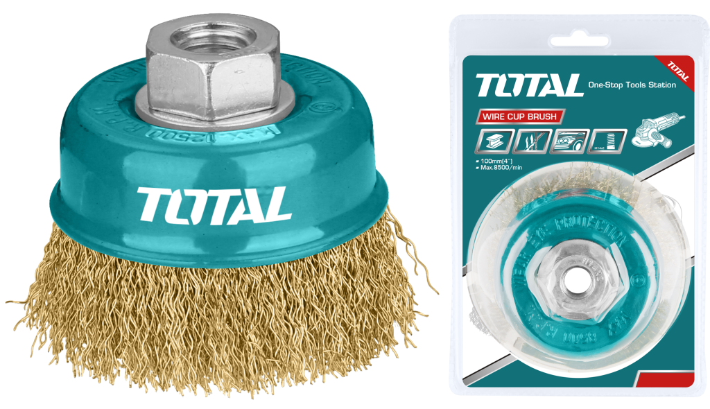 3" M14X2 فرشاية صاروخ نحاس - CHAABAN TOOLS