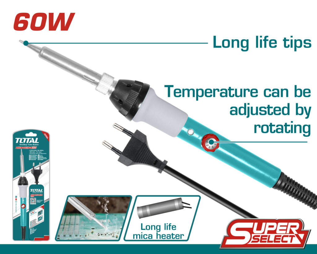 60W كاوي مع ركلاج للحرارة - CHAABAN TOOLS