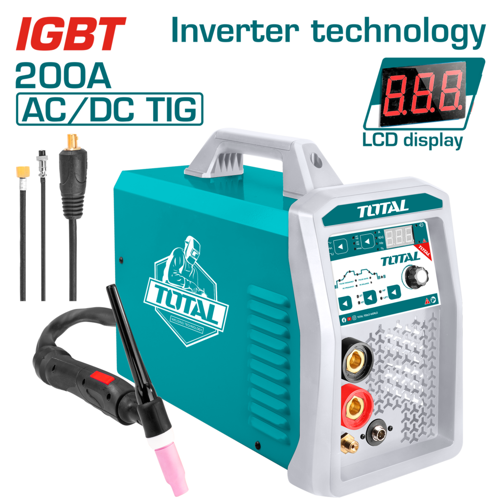 200A Inverter TIG/MMA مكنة تلحيم تيغ - CHAABAN TOOLS