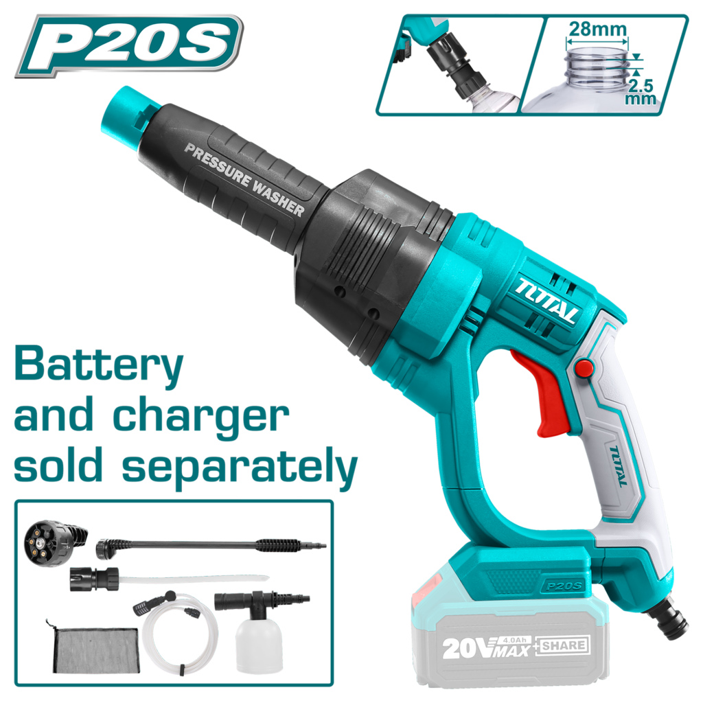 20VX25 Bar (Tool Only) مضخة غسيل عالبطارية - CHAABAN TOOLS